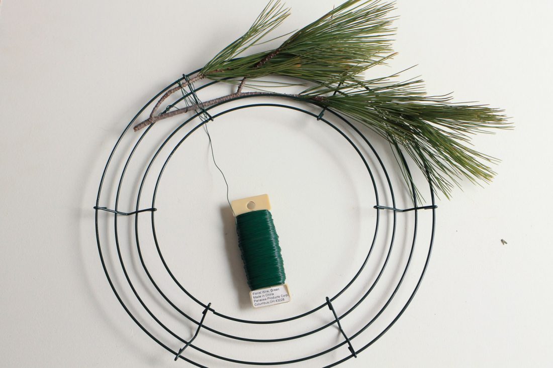 DIY Rustic Christmas Wreath Tutorial - Angela Marie Made