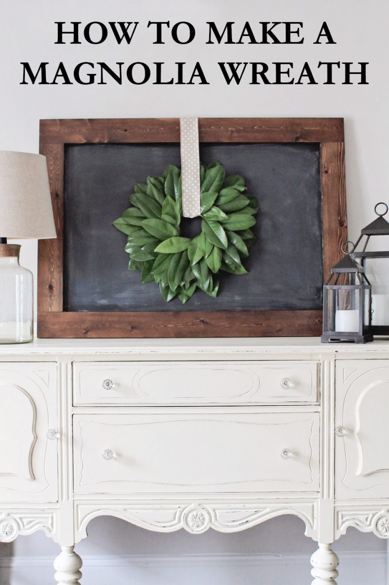 How to Make a Magnolia Wreath - Angela Marie Made