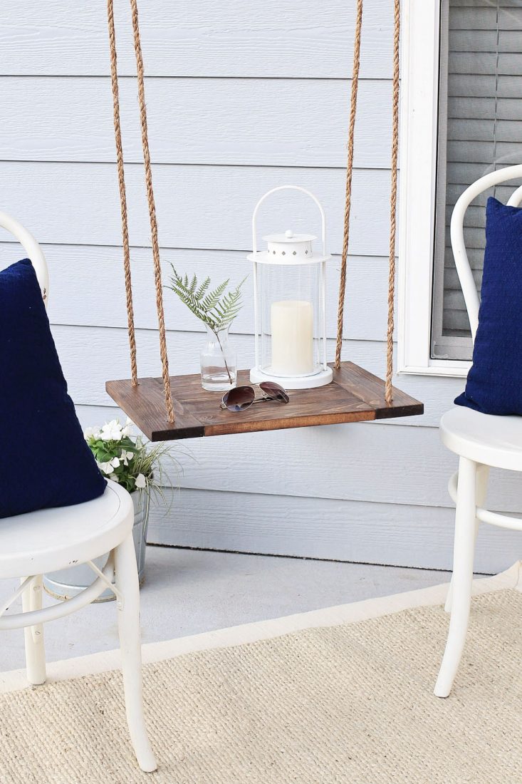 DIY Hanging Table - Angela Marie Made