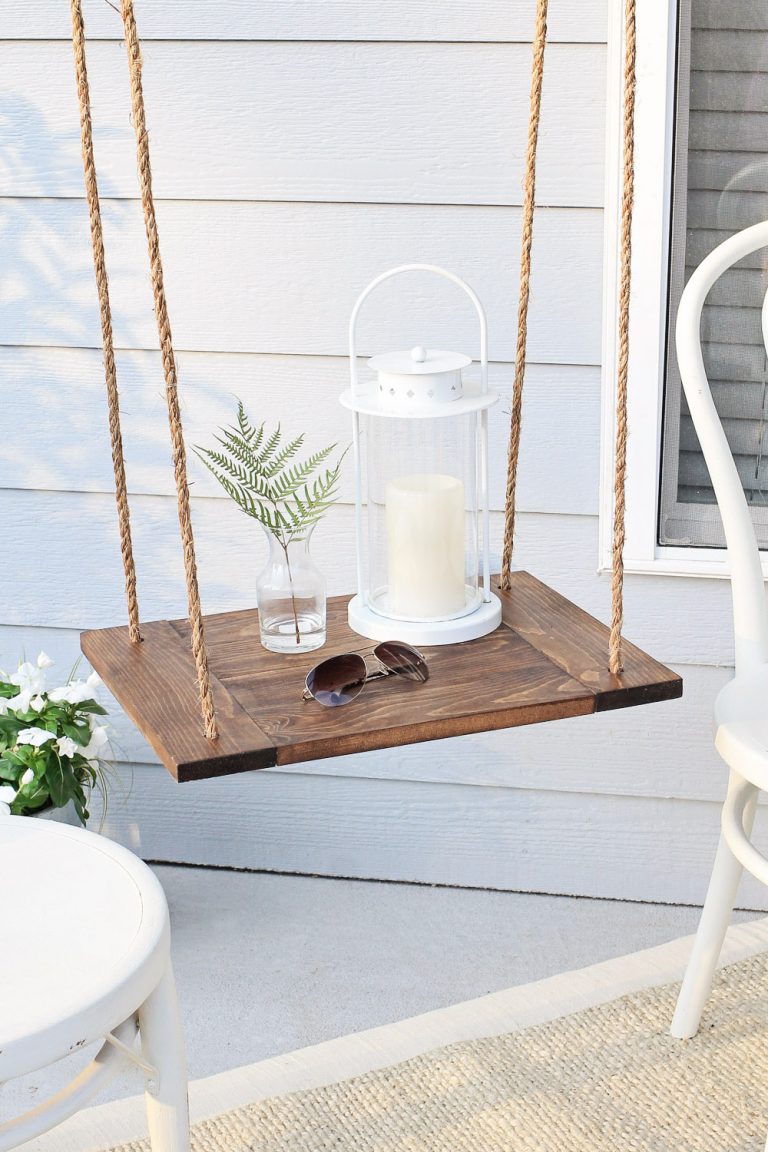 DIY Hanging Table - Angela Marie Made