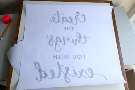 How to Make a DIY Wood Sign & Free Printable! - Angela Marie Made