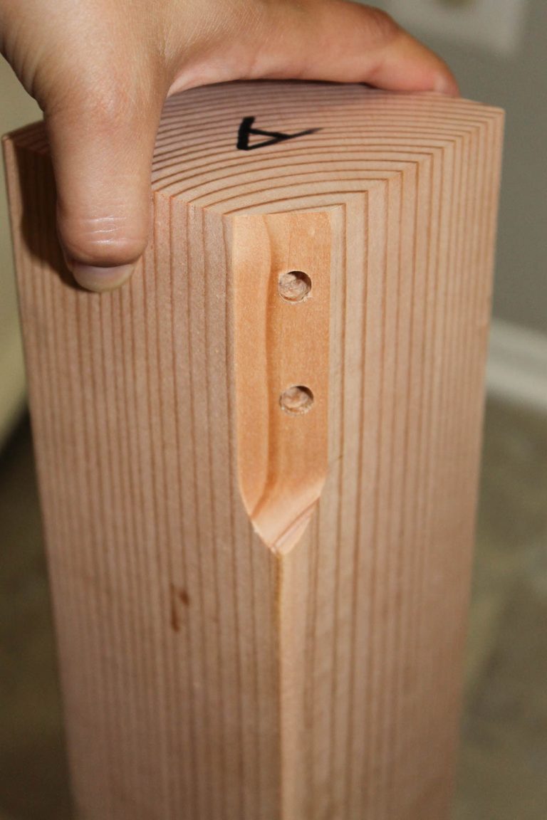 Farmhouse Table DIY with Removable Legs - Angela Marie Made