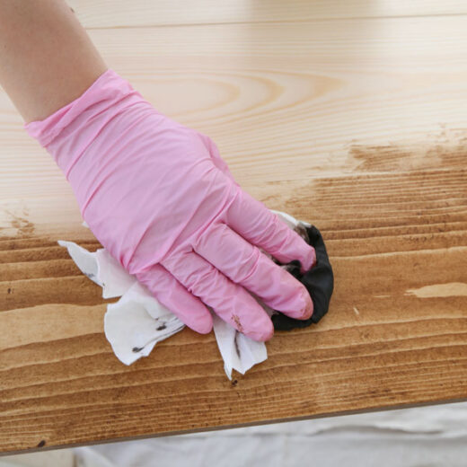 How to Stain Wood - Angela Marie Made