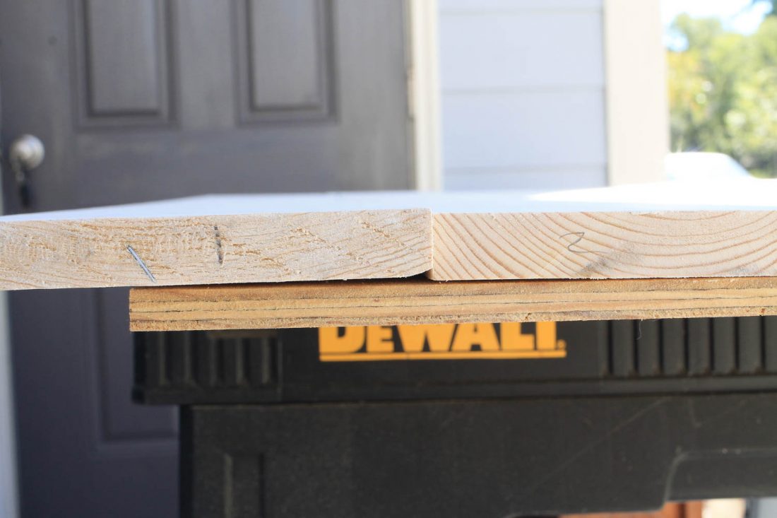 Rustic Tree Branch Desk DIY - Angela Marie Made