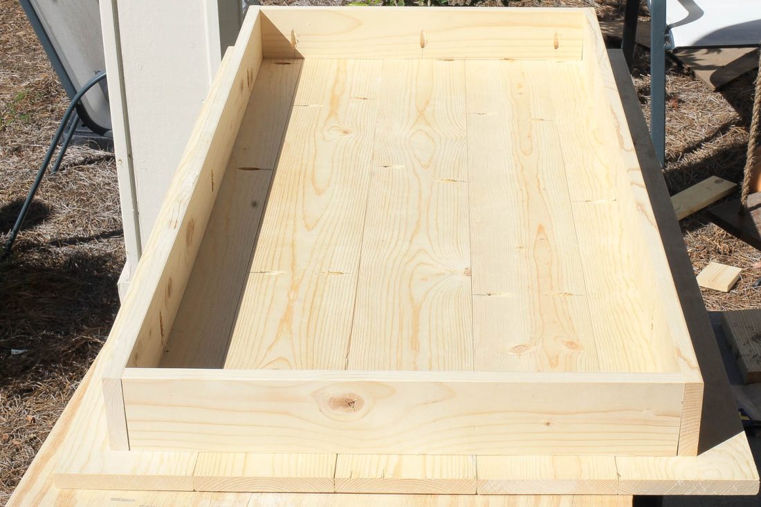 Rustic Tree Branch Desk DIY - Angela Marie Made