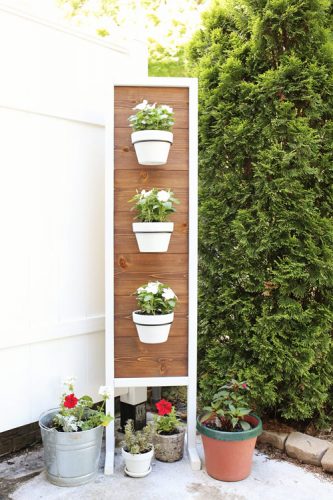 Vertical DIY Plant Stand - Angela Marie Made