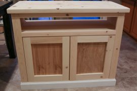 DIY Rustic TV Stand - Angela Marie Made