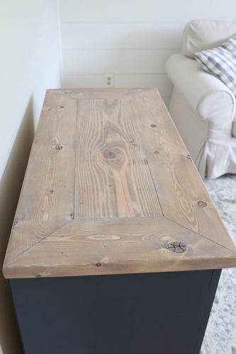 DIY Rustic TV Stand - Angela Marie Made