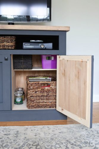 DIY Rustic TV Stand - Angela Marie Made