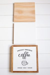 How to Paint DIY Wood Signs - Angela Marie Made