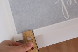 How to make a DIY Wood Sign with a Vinyl Stencil - Angela Marie Made