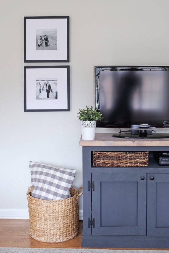 How to Make a Large Picture Frame on a Budget - Angela Marie Made