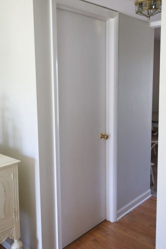 DIY Panel Door, Demo, and Flooring - Angela Marie Made