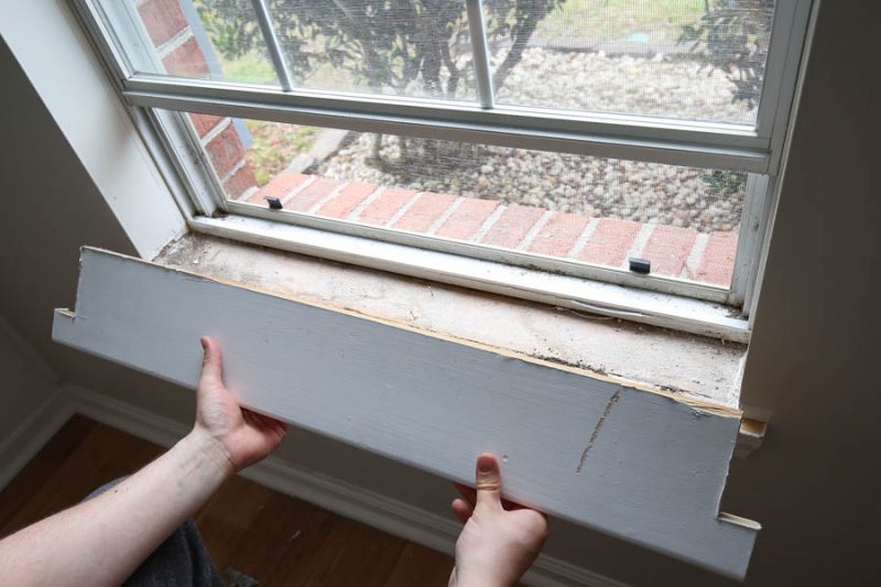DIY Window Trim - Angela Marie Made