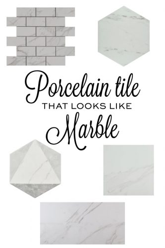 5 Porcelain Tiles that Look Like Marble - Angela Marie Made