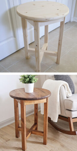 DIY End Table - Angela Marie Made