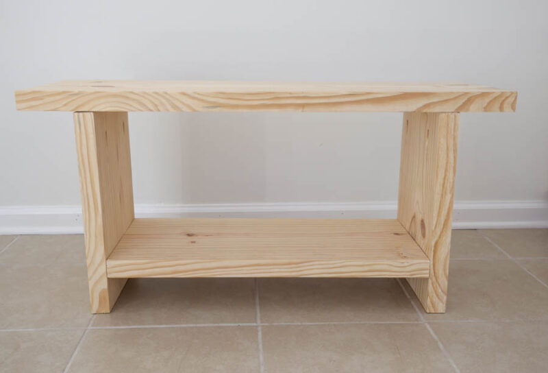 Easy DIY Entryway Bench for $10 - Angela Marie Made