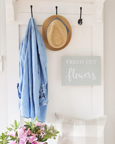 DIY Spring Wood Sign - Angela Marie Made