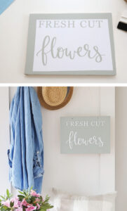 DIY Spring Wood Sign - Angela Marie Made