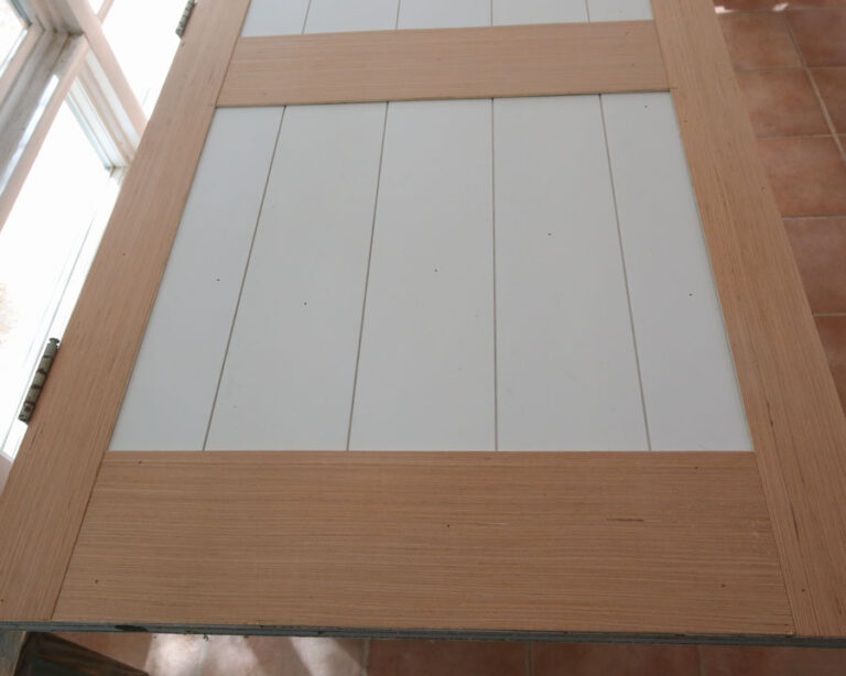 DIY Faux Barn Door - Angela Marie Made