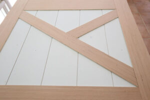 DIY Faux Barn Door - Angela Marie Made