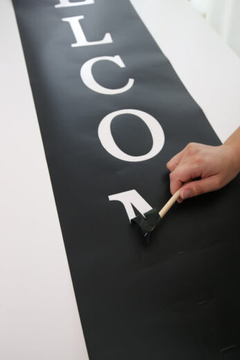 DIY Welcome Sign - Angela Marie Made