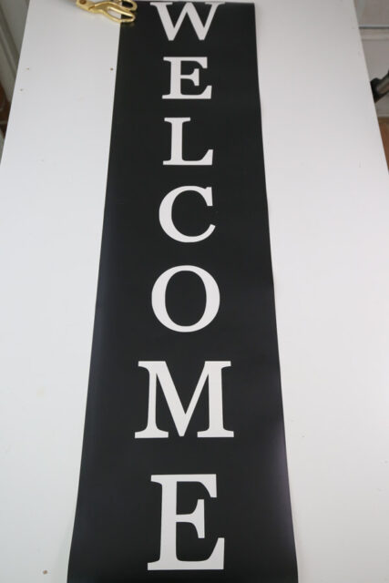 DIY Welcome Sign - Angela Marie Made