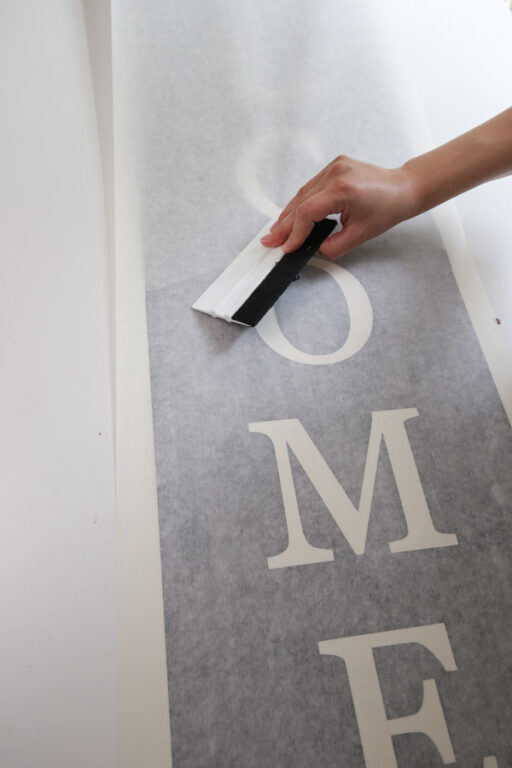 DIY Welcome Sign - Angela Marie Made