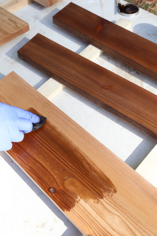 Easy Wood Christmas Tree Collar DIY - Angela Marie Made