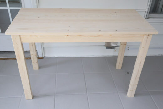 Simple & Easy DIY Wood Desk for $45 - Angela Marie Made