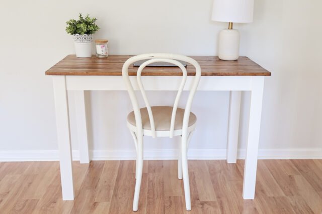 Simple & Easy DIY Wood Desk for $45 - Angela Marie Made