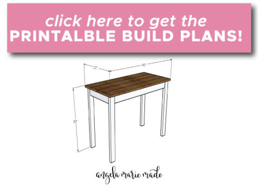 Simple & Easy DIY Wood Desk for $45 - Angela Marie Made