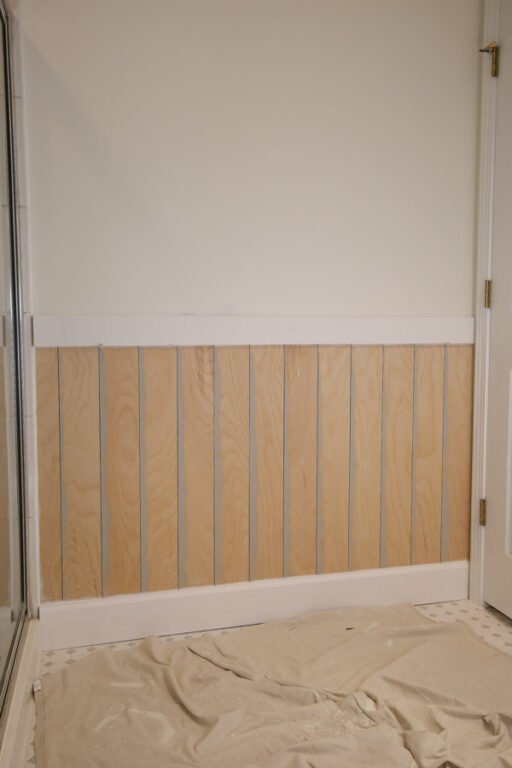 How to Install Vertical Shiplap Walls DIY (Easy & Cheap)! - Angela ...