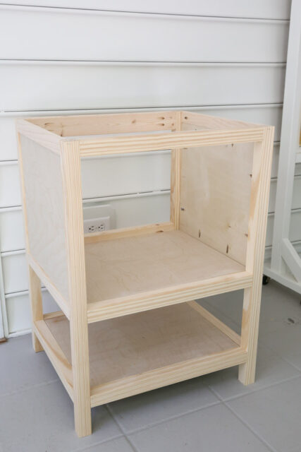 How to Build a DIY Bathroom Vanity - Angela Marie Made