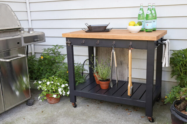 DIY Grill Cart - Angela Marie Made
