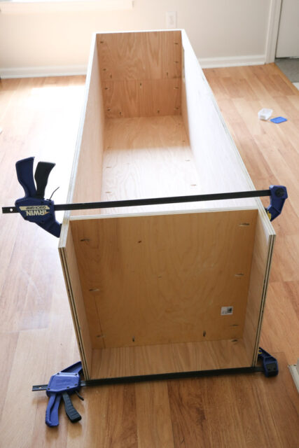 How to Build a Custom DIY Built In Cabinet - Angela Marie Made