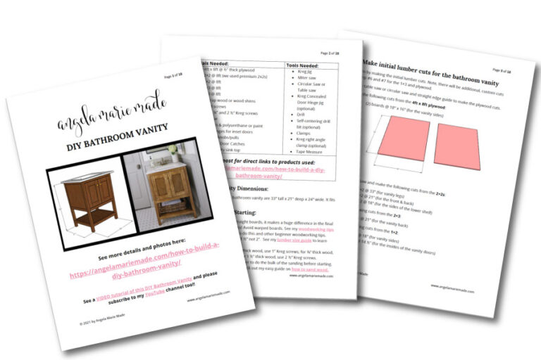 Woodworking Plans - Angela Marie Made