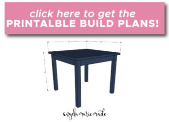 Easiest DIY Kids Table - Angela Marie Made
