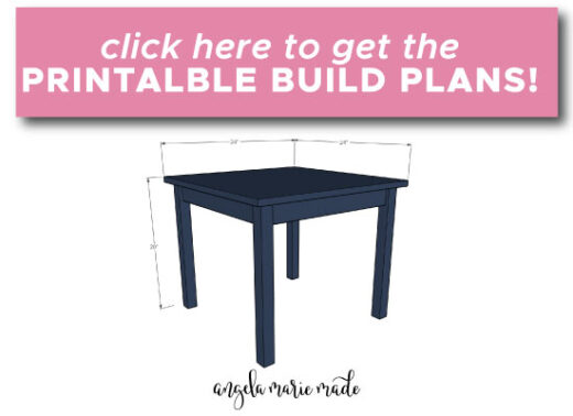 Easiest DIY Kids Table - Angela Marie Made