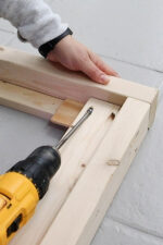 Easy Freestanding Pegboard Wall DIY - Angela Marie Made