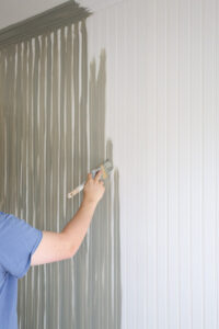 Easy DIY Beadboard Wall - Angela Marie Made