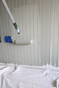 Easy DIY Beadboard Wall - Angela Marie Made