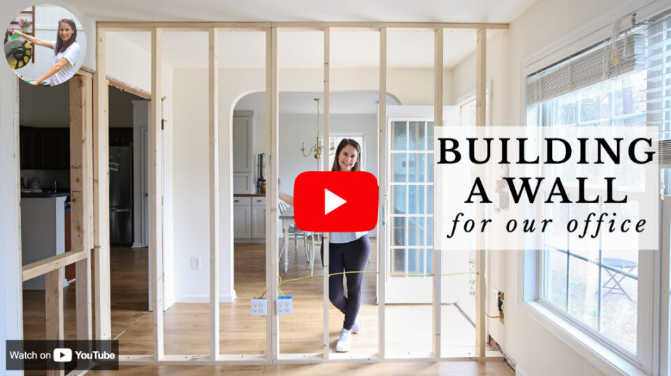 How to Build a Wall in an Existing Home - Angela Marie Made