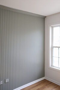 Easy DIY Beadboard Wall - Angela Marie Made