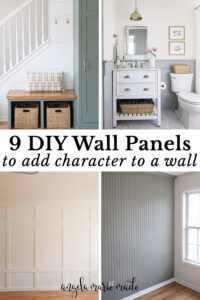 9 Easy DIY Wall Panels to Add Character to a Wall - Angela Marie Made