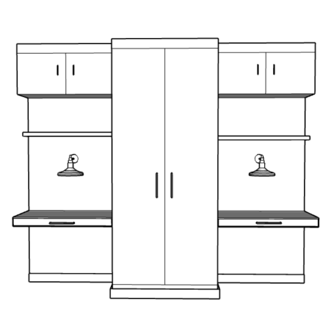 Built-in DIY Office Storage Cabinets - Angela Marie Made