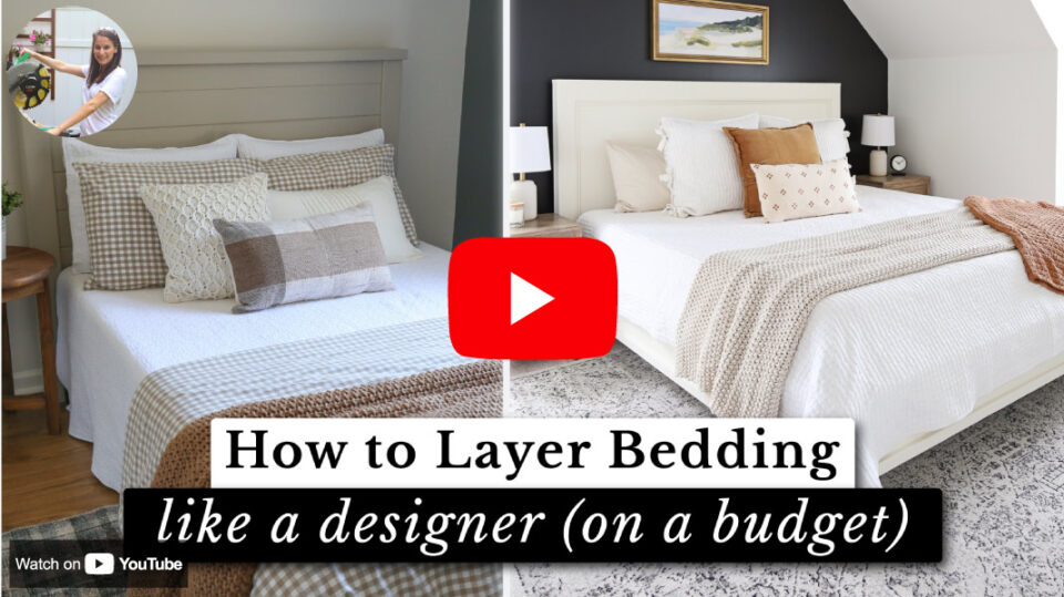 7 Tips to Layered Bedding Like a Designer (on a Budget) - Angela Marie Made