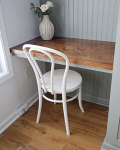 How to Build an Easy DIY Built in Computer Desk - Angela Marie Made