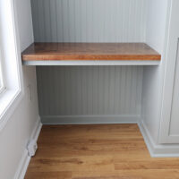 How to Build an Easy DIY Built in Computer Desk - Angela Marie Made