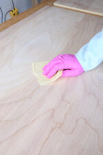 The Best Way How to Stain Birch Plywood - Angela Marie Made